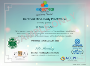 Mind-Body Practitioner Certification - The MindBodyFood Institute