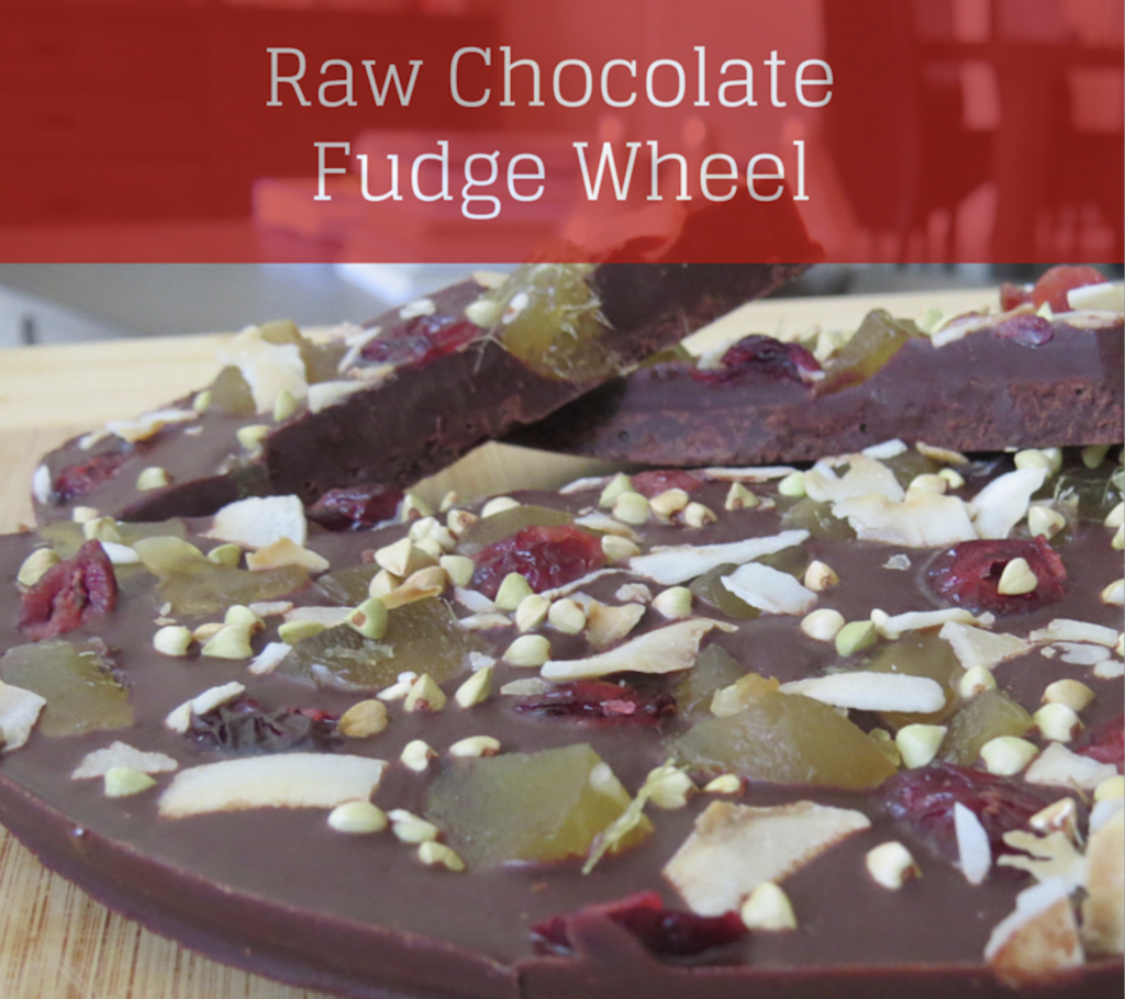 Raw Chocolate Fudge Wheel - The MindBodyFood Institute